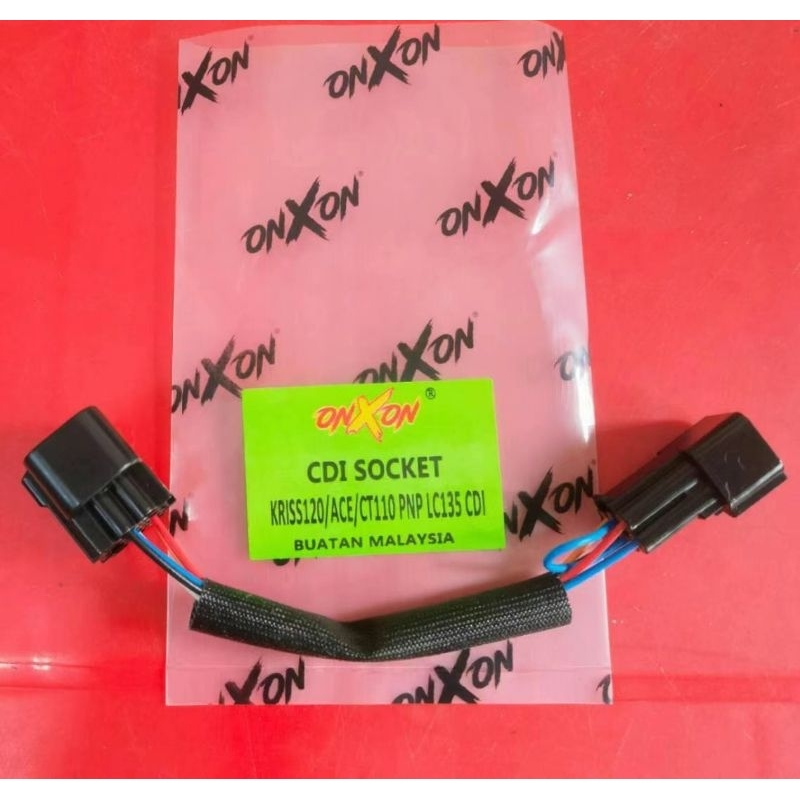 ONXON WIRE SOCKET CDI KRISS 120 KRISS120 ACE 115 CT110 PNP CDI 135LC ...