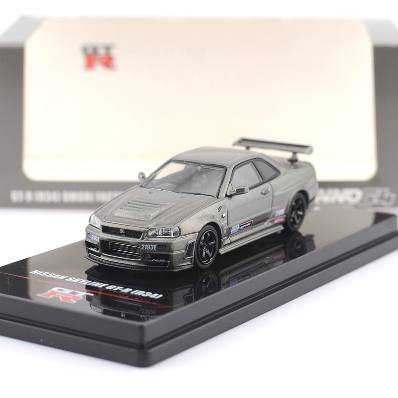 INNO MODELS INNO64 1/64 NISSAN SKYLINE GT-R R34 OMORI FACTORY CLUBMAN ...