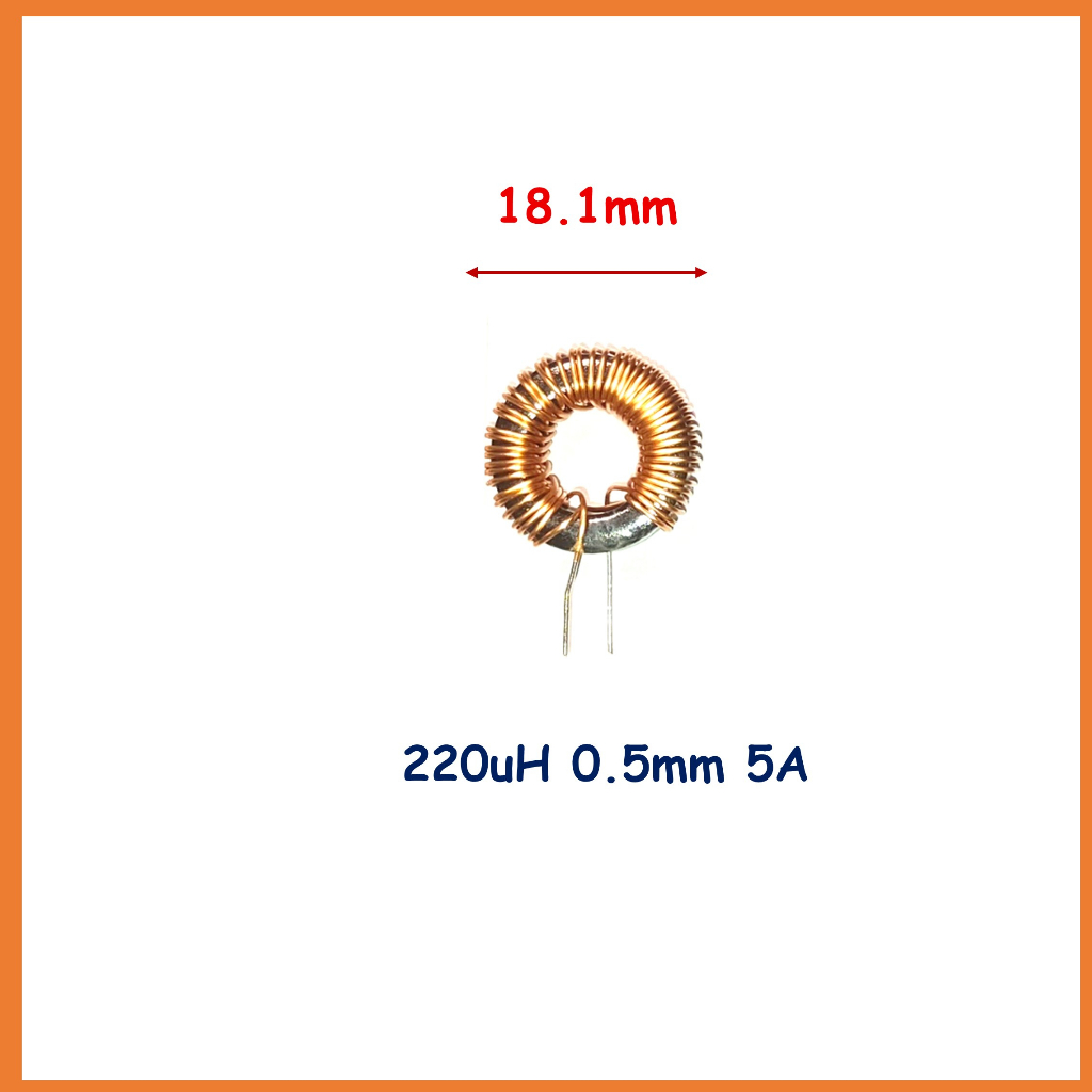 Ferrite Toroidal Inductor Induktor Coil 6.8UH 22UH 33UH 15UH 47UH 68UH 100UH 4.7UH 220UH 3A 4A ...
