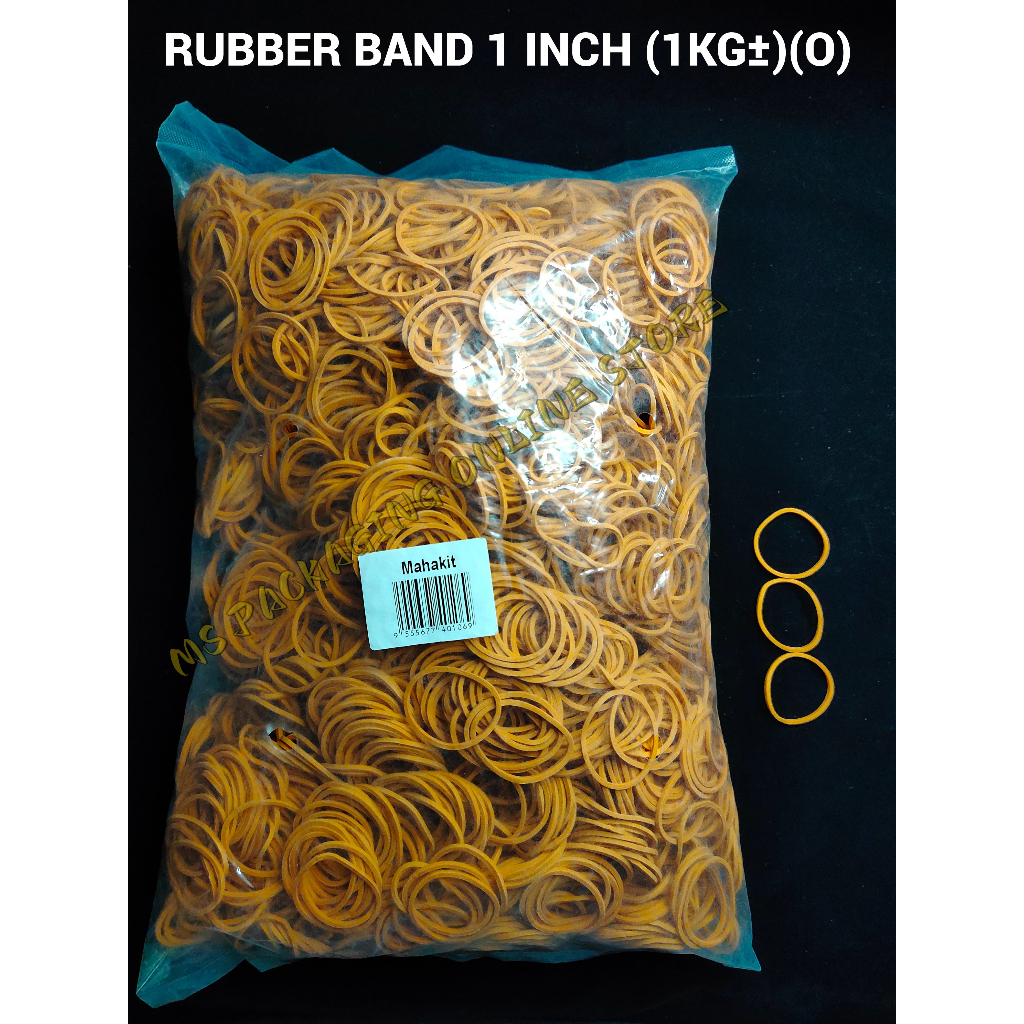 Small Rubber Band (1 inch) / Getah kecil Elastik 1KG/ Getah Gelang ...