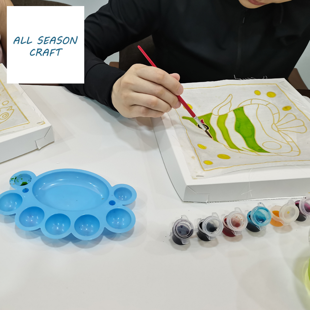 Batik Painting Kit/ Malaysia Traditional Craft Colouring Activities for ...