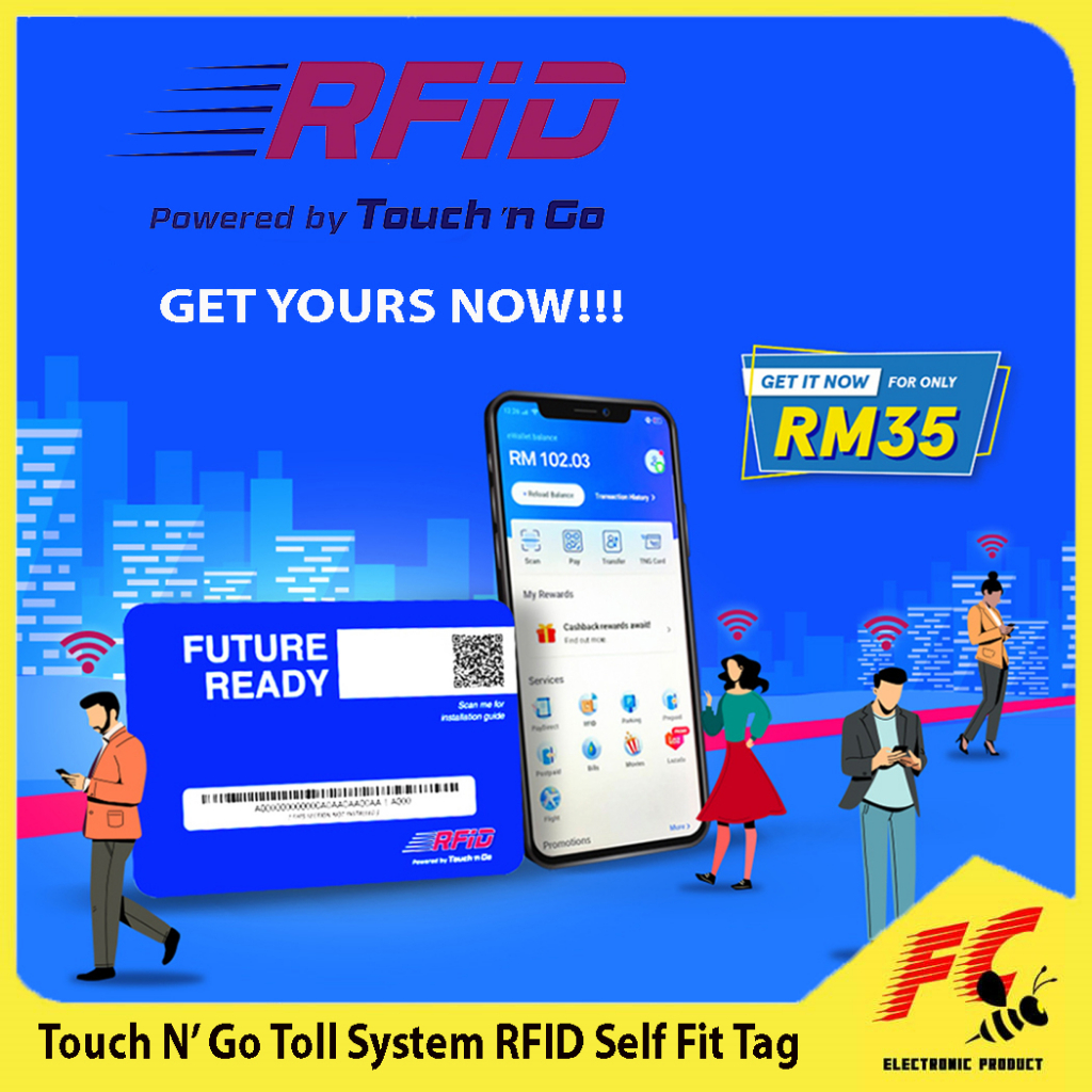 (SHIPPING IN 24 HOURS) RFID TOUCH 'N GO SELF-FITMENT (DIY RFID TAG ...