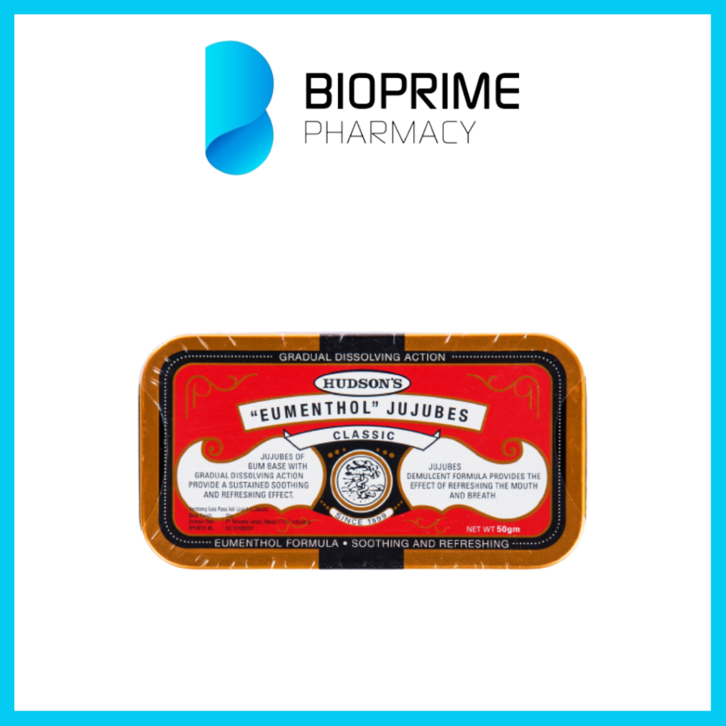 Hudson's Eumenthol Jujubes 50g (Classic) | Shopee Malaysia