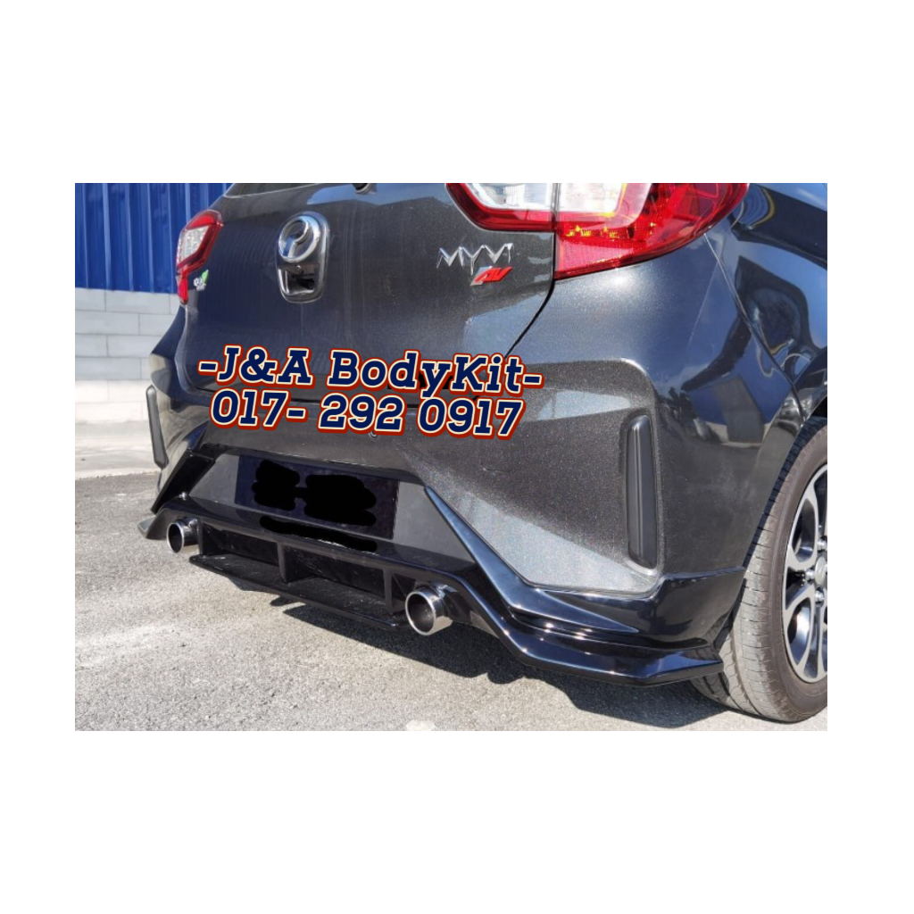 Perodua Myvi 2021-2023 Rear Lip Diffuser With Paint | Shopee Malaysia