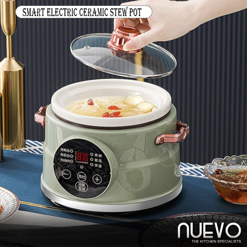 1.5L Smart Electric Ceramic Stew Pot / Periuk Masak Elektrik Seramik ...