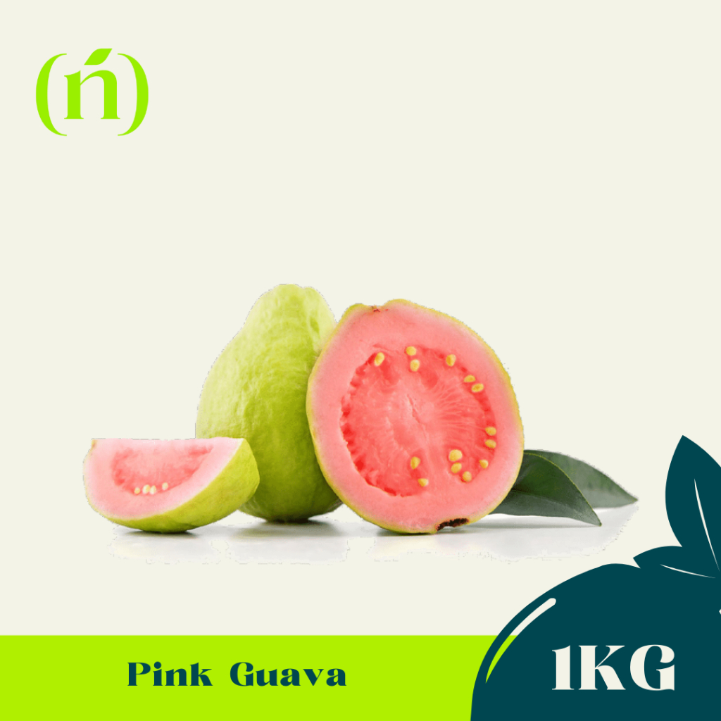 Nature Farm Fresh Pink Guava / Jambu Batu Isi Merah (1KG+-/PKT ...