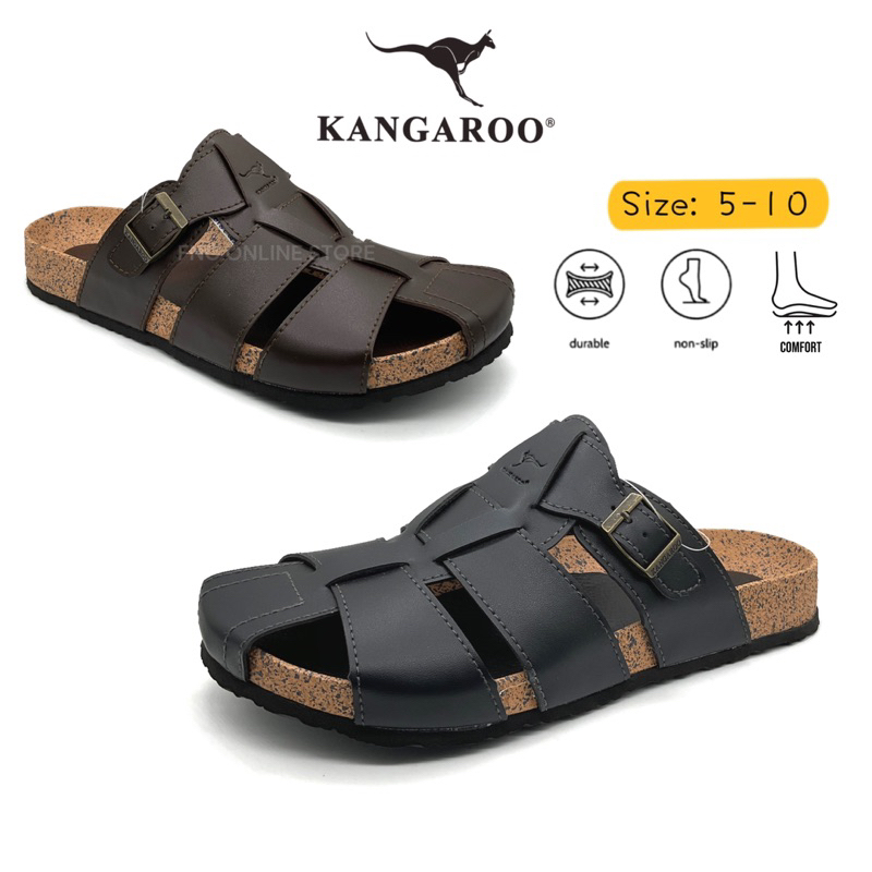 Kangaroo Original Sandal Men Sandal Lelaki Selipar Lelaki Tutup Depan ...