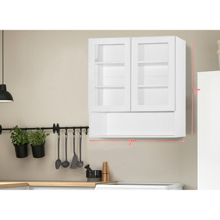 HOMATRIX Kitchen Wall Cabinet Hanging Kitchen Cabinet Wall Mounted ...