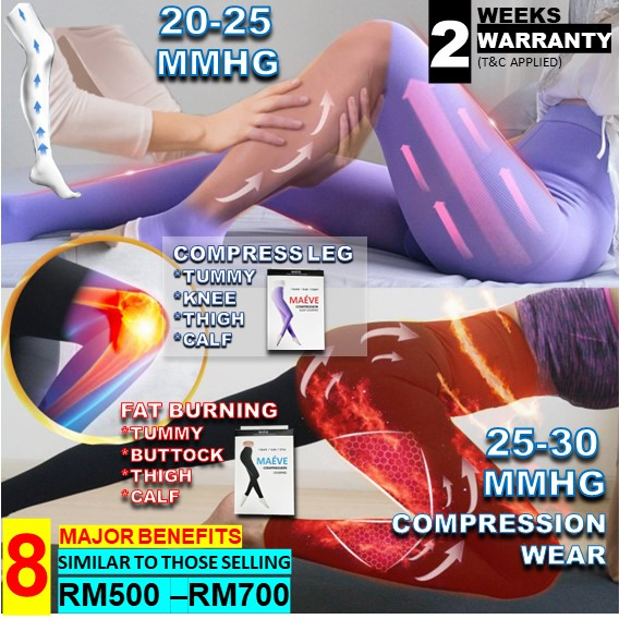 MAEVE 420Denier High Compression Night Fat Burning Leggings Pants Buy 1 ...