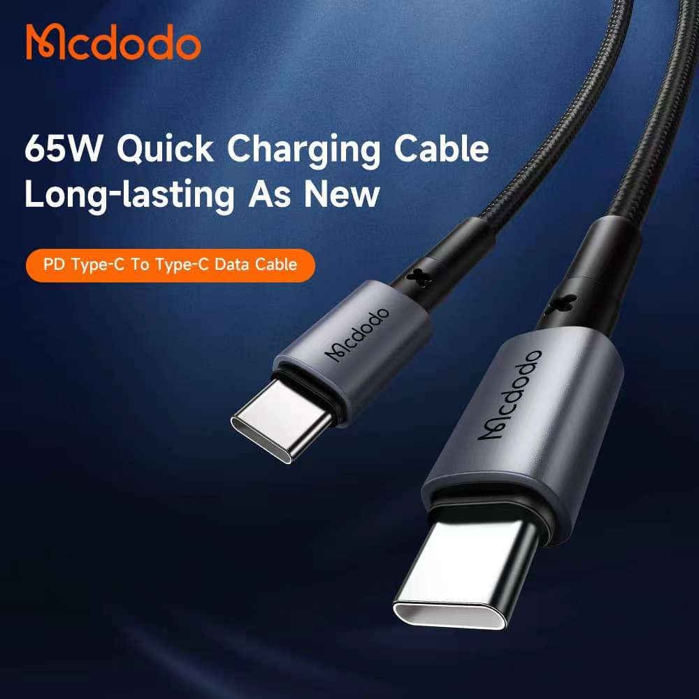MCDODO CA-3130 65W PD USB Data Cable Type-C To Type-C Super Fast Quick Charging | Shopee Malaysia