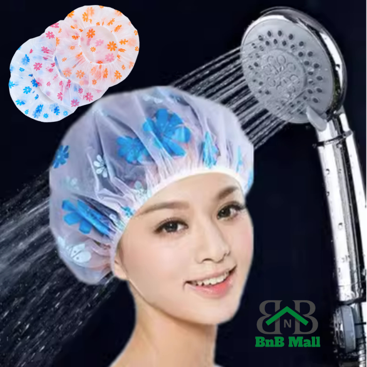 Bath cap female bath adult thickened waterproof cap shower cap bath ...