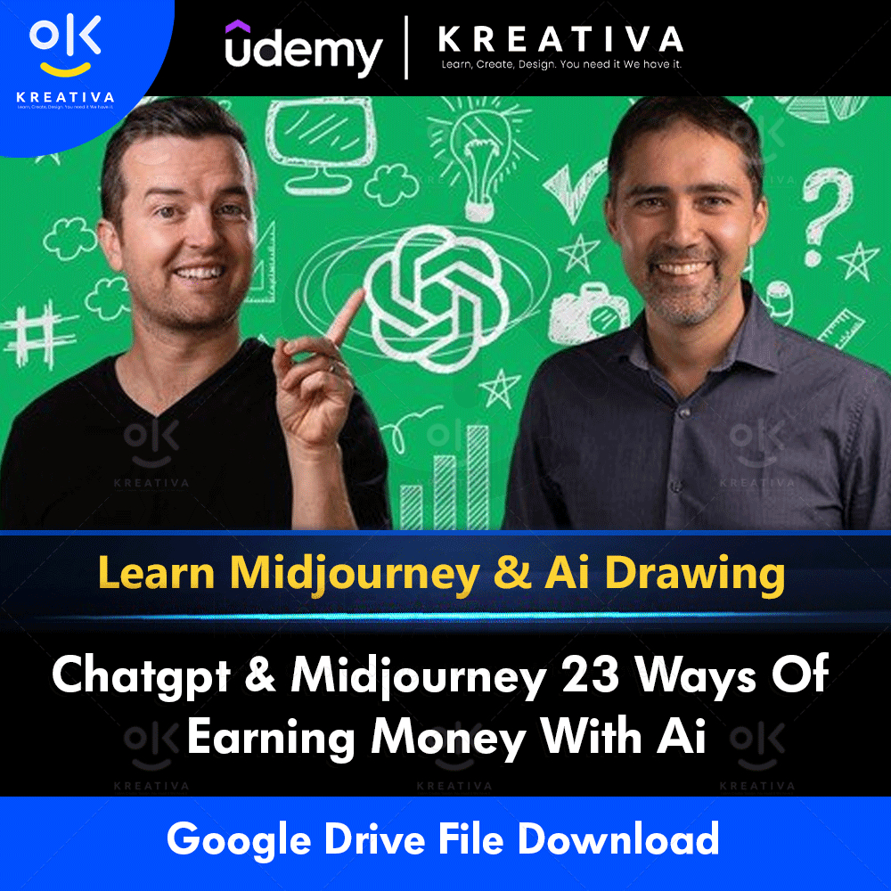 Midjourney Video Course-Chatgpt & Midjourney 23 Ways Of Earning Money With Ai | Learn Midjourney ...