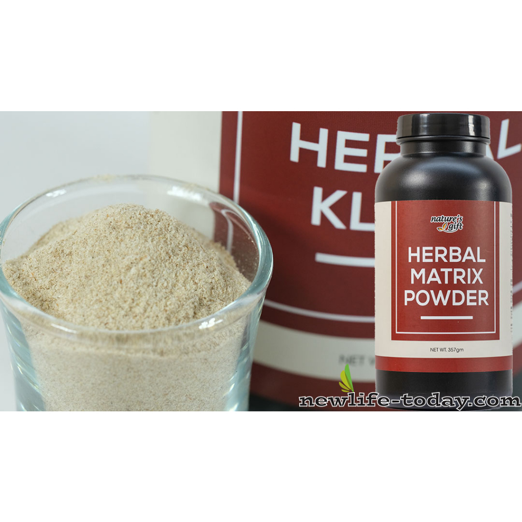 Klenz Herbal Matrix Powder Psyllium Husk Intestine Apple Pectin ...