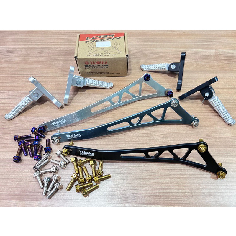 YAMAHA Y15 Y16 LC135 EXHAUST BRACKET FREE 2PCS SCREW SET PNP STD ...