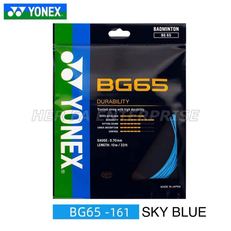 YONEX BG65 Badminton String 100%ORIGINAL Made in Japan Tali Racket ...
