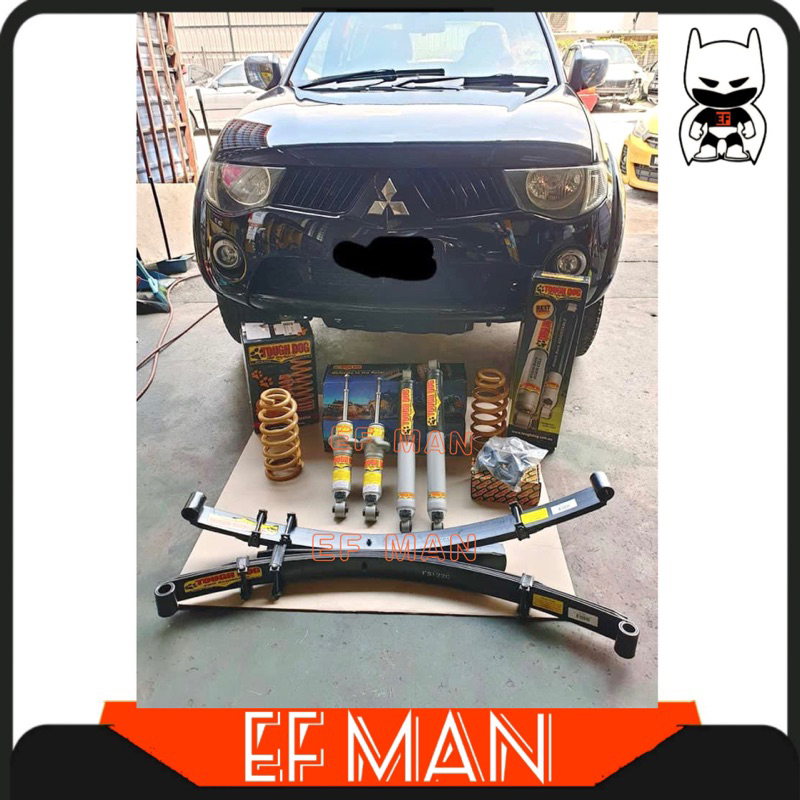 MITSUBISHI TRITON LIFT UP 40MM TOUGH DOG HEAVY DUTY COIL SPRING ...