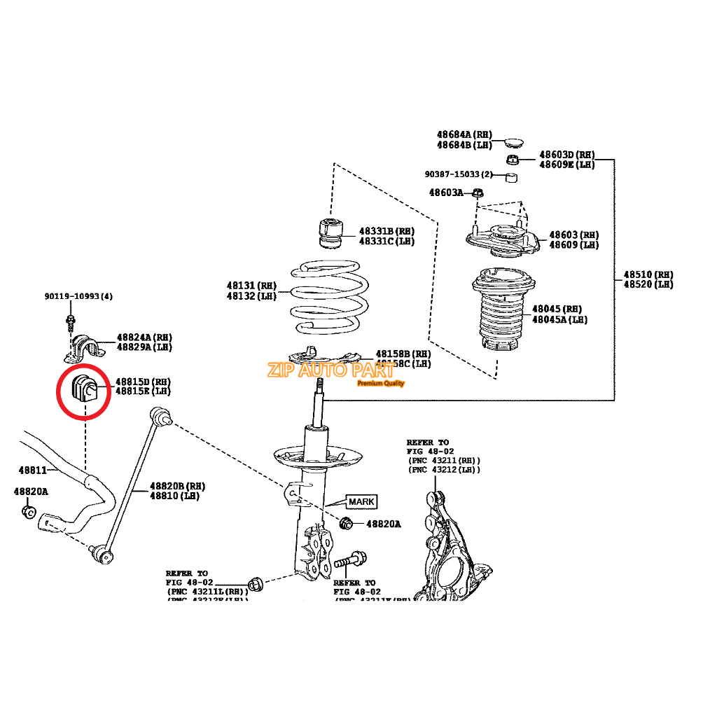 (HEAVY DUTY) TOYOTA CHR C-HR ZGX11 2018 FRONT/REAR STABILIZER BAR BUSH ...
