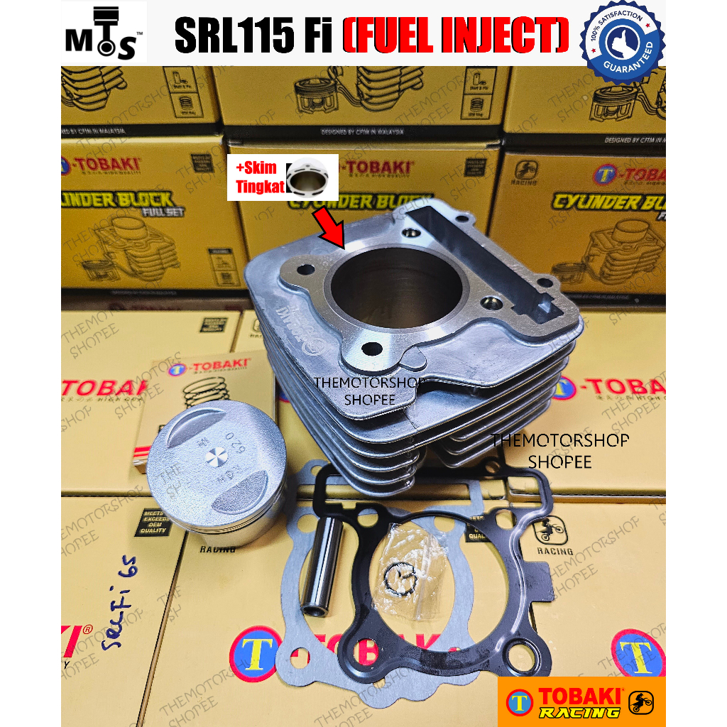 👍!!SKIM TINGKAT!! SRL115 FI (INJECTION) 65mm/62mm/60mm TOBAKI RACING ...