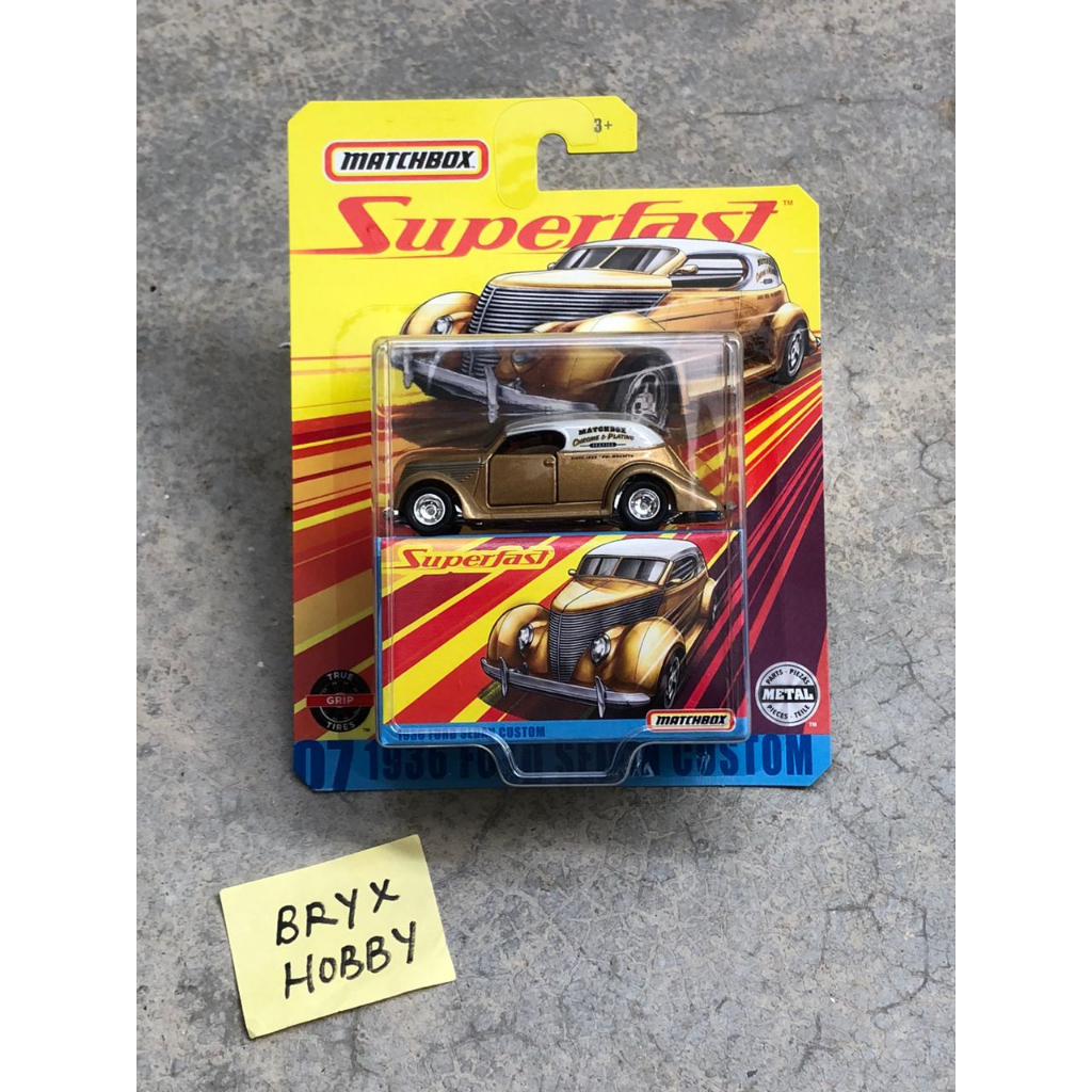 Matchbox 2020 Superfast 50th Anv. 1936 Ford Sedan Custom #7 Gold ...