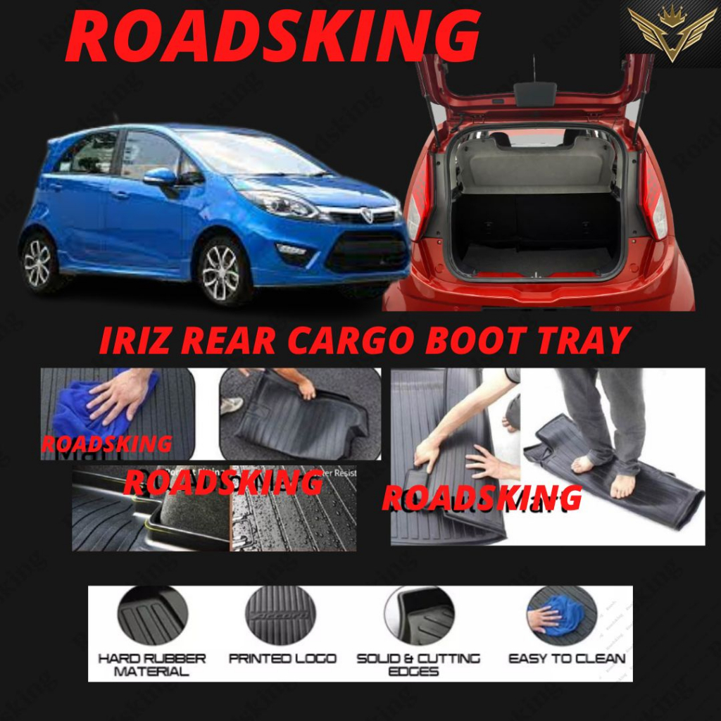PROTON IRIZ REAR CARGO BOOT TRAY CAR ACCESSORIES HIGH QUANLITY | Shopee ...