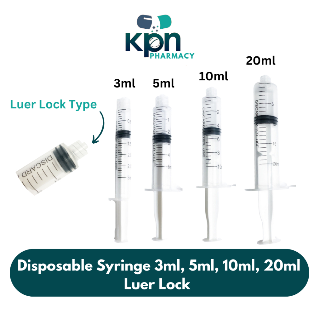 Disposable Syringe Picagari Luer Lock Loose /pc (3ml EXP DATE: 28-05 ...