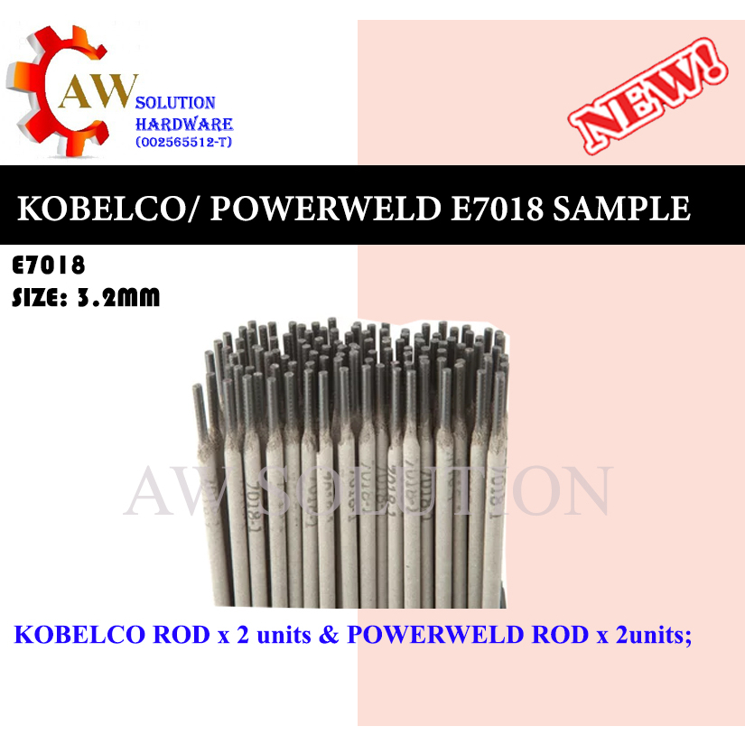 Kobelco & Powerweld Sample Welding Rod 7018 Sample (3.2mm) | Shopee ...