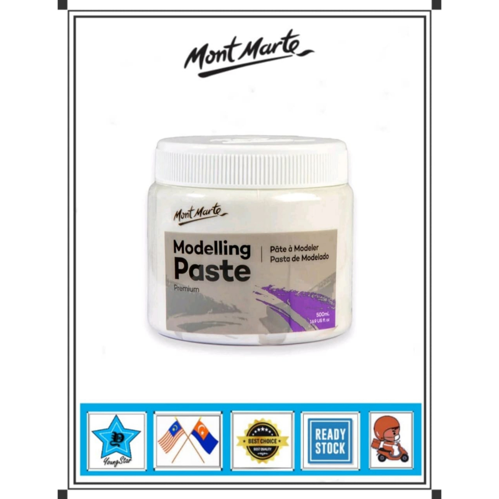 Mont Marte Modelling Paste 500ml new packaging | Shopee Malaysia