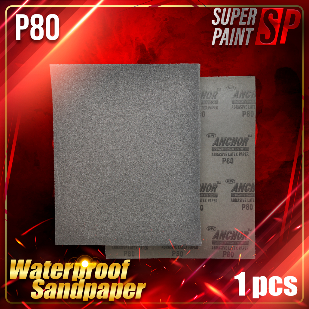 DPI Anchor Sand Paper 【 80-2000 Grit 】 Waterproof Wet Dry Abrasive ...