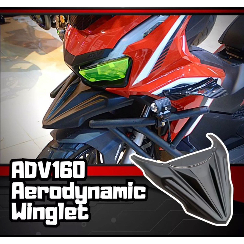 HONDA ADV160 ADV 160 Winglet 2022-2023 Front Fairing Aerodynamic ...