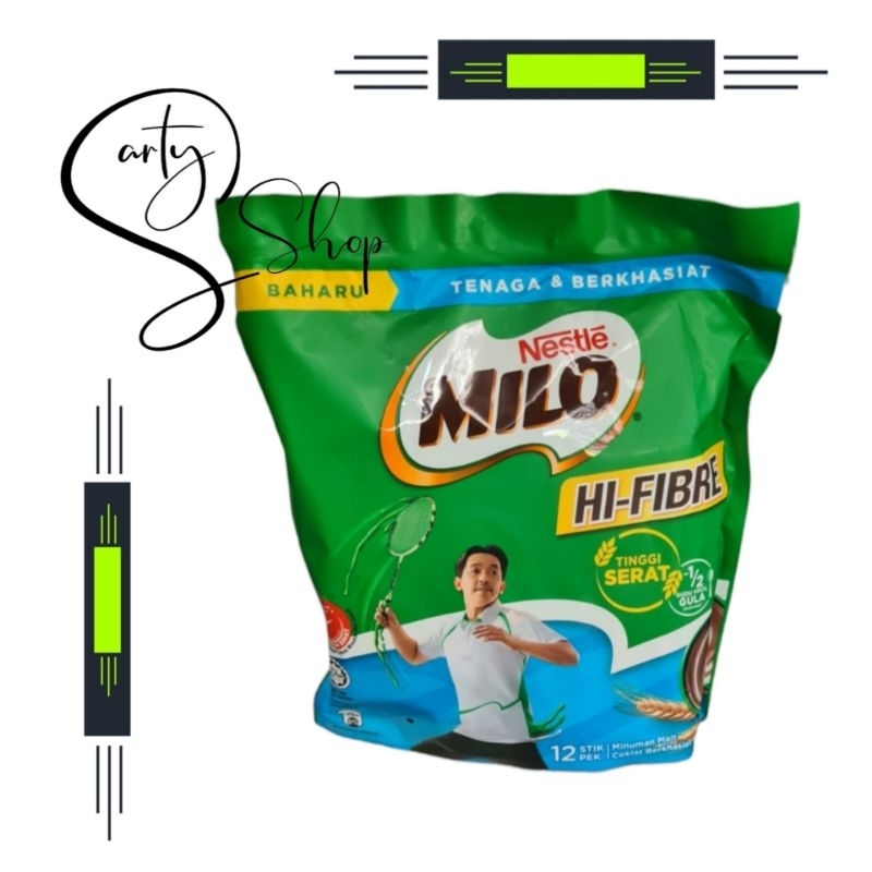 Nestle MILO Activ-Go Hi Fibre 12 STICKS X 30G | Shopee Malaysia