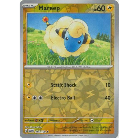 Mareep / 066/198 / Reverse Holo & Common / Scarlet & Violet (Base Set ...