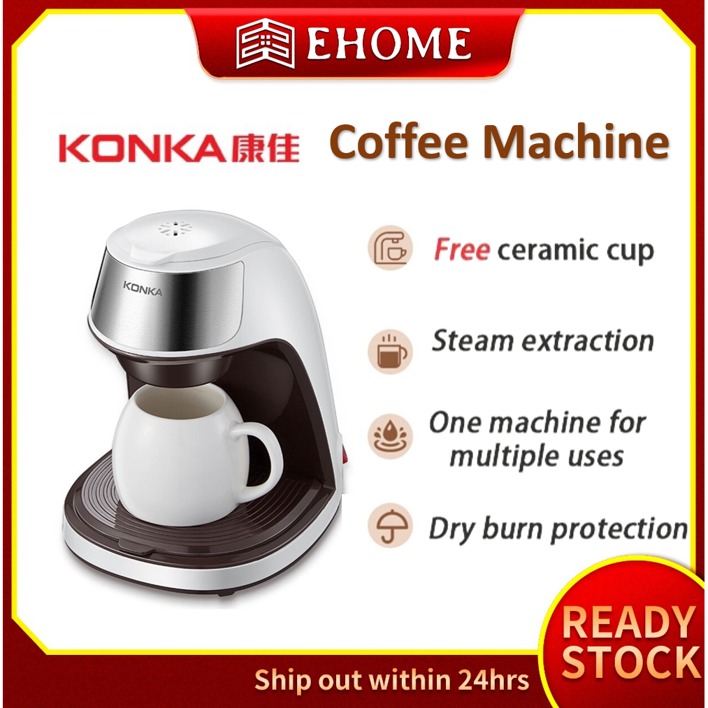 KONKA American Mini Coffee Machine Automatic Dripping Coffee Maker ...