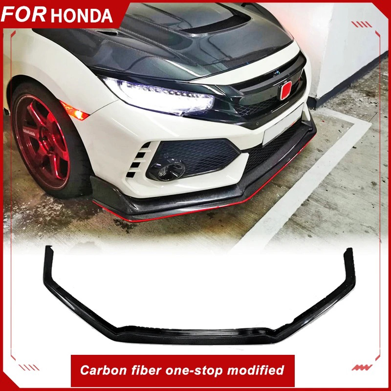 ! HONDA CIVIC TYPE R FK8 VARIS CARBON FRONT LIP | Shopee Malaysia