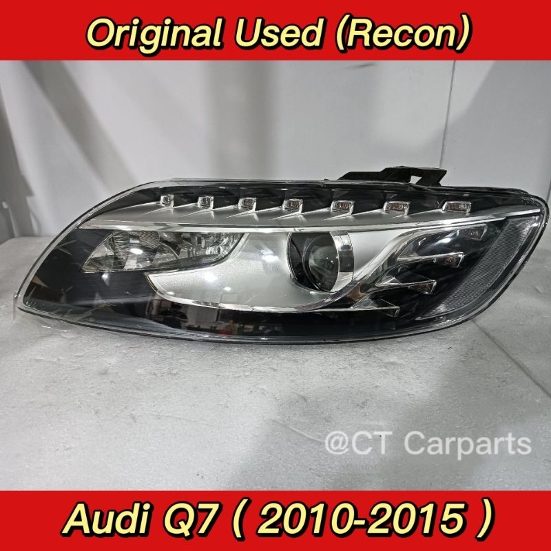 Audi Q7 Headlamp Original 2010-2015 Audi Q7 Headlight Original ( HID/LED) | Shopee Malaysia
