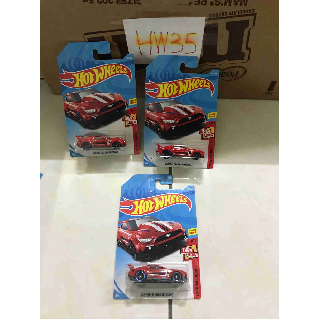 Mattel Hotwheels Custom 15 Ford Mustang (RED) (HW35) | Shopee Malaysia