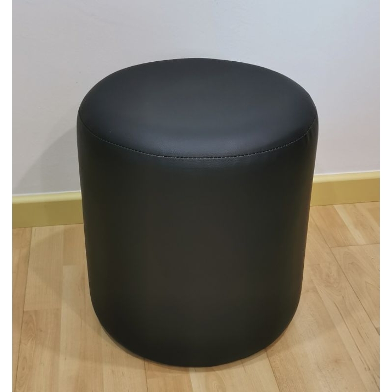 Stool PVC Leather Round Stool Footstool Bangku Bulat | Shopee Malaysia