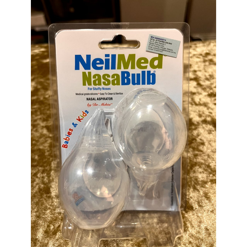 BABIES & KIDS: HOME SUCTION NEILMED NASABULB FOR MUCUS RELIEF (2 BULBS ...