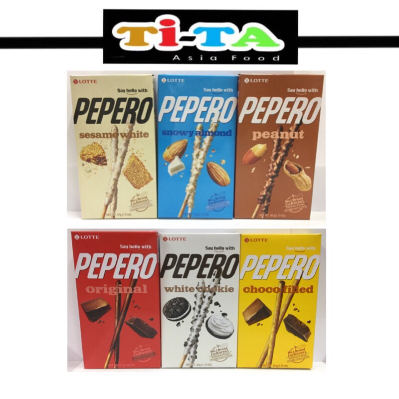 Tita Lotte Pepero Small Pack (Almond / White Chocolate/ Sesame White ...