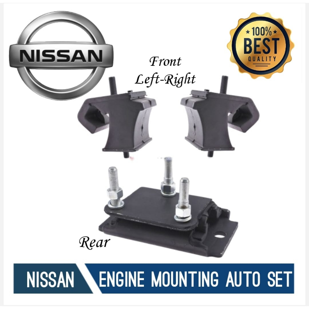 NISSAN Engine Mounting Auto Set for Nissan Navara D40 2.5L 4WD 2004 ...