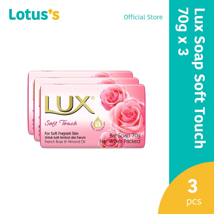 Lux Soap Soft Touch (70g x 3) | Shopee Malaysia
