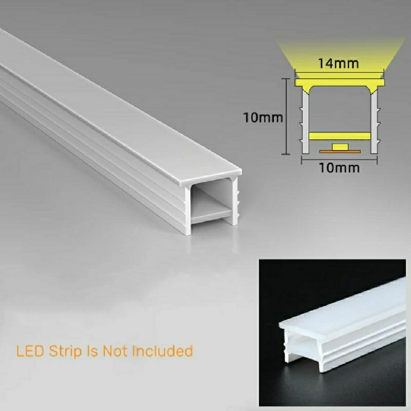 Flexible Silicon Tube LED Profiles Housing Recessed Waterproof | Shopee ...