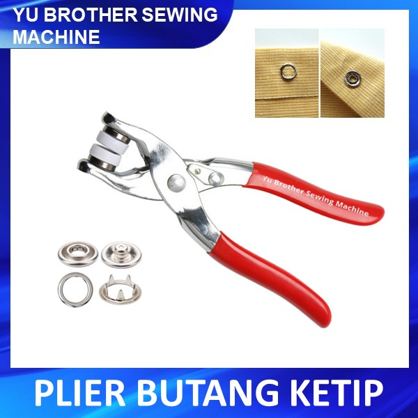🔥READY STOCK🔥 Snap Button Plier Set With Eyelet / Mesin Butang Ketip ...