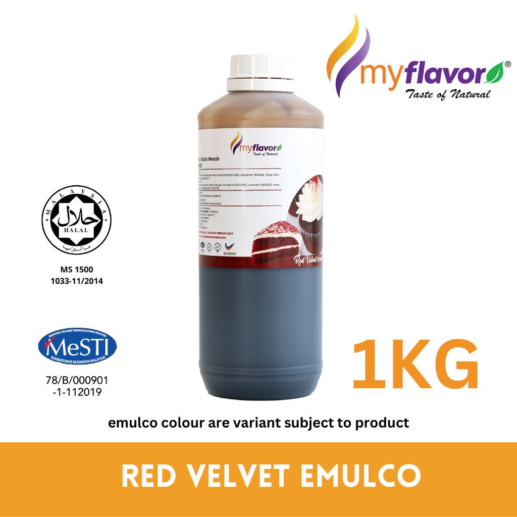 [500g-1kg]RED VELVET EMULCO - FOOD FLAVOUR | Shopee Malaysia