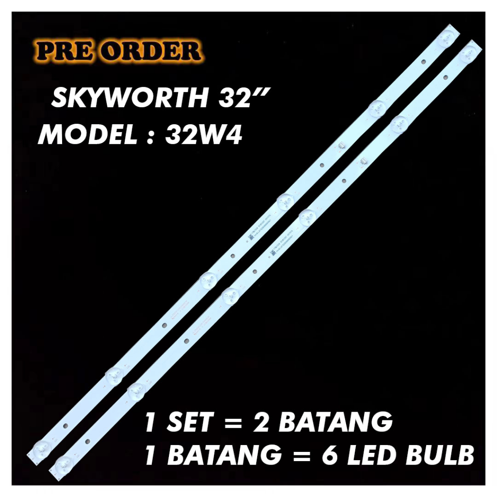 32W4 SKYWORTH 32" LED TV BACKLIGHT (LAMPU TV) SKYWORTH 32 INCH LED TV ...