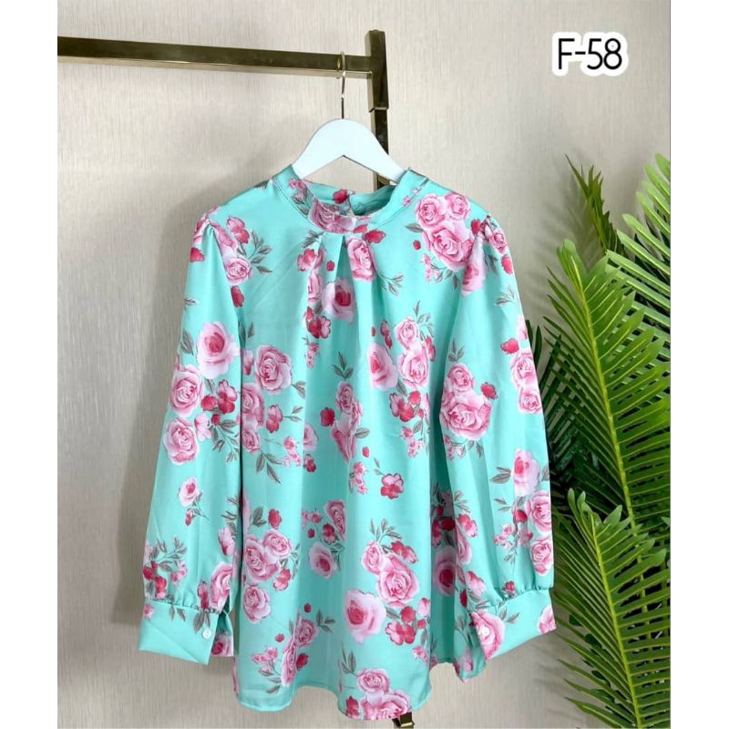 BLOUSE BUNGA ROSE MURAH | Shopee Malaysia