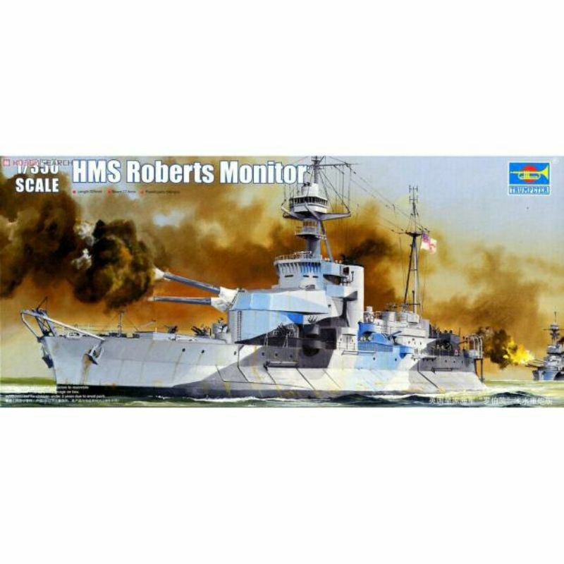 HMS Roberts Monitor 1/350 Trumpeter | Shopee Malaysia