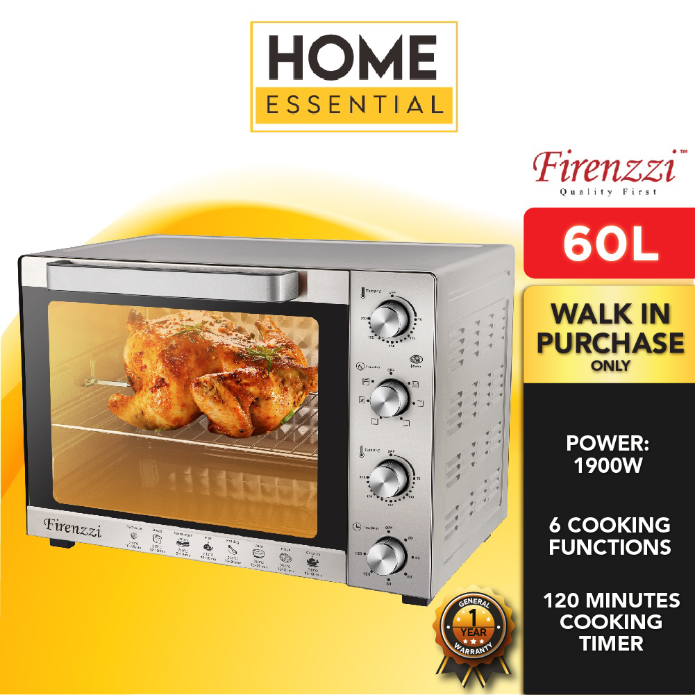 Firenzzi 60L Electric Oven with 6 Cooking Function TO-4060 | Shopee ...