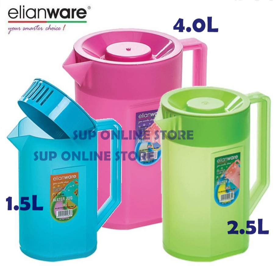 1.5L / 2.5L / 4L Plastic Water Jug (BPA FREE) / Water Pitcher / Jug Air ...