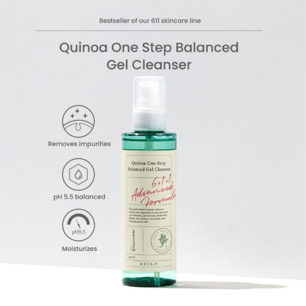 [AXIS-Y OFFICIAL] Quinoa One Step Balanced Gel Cleanser | Shopee Malaysia