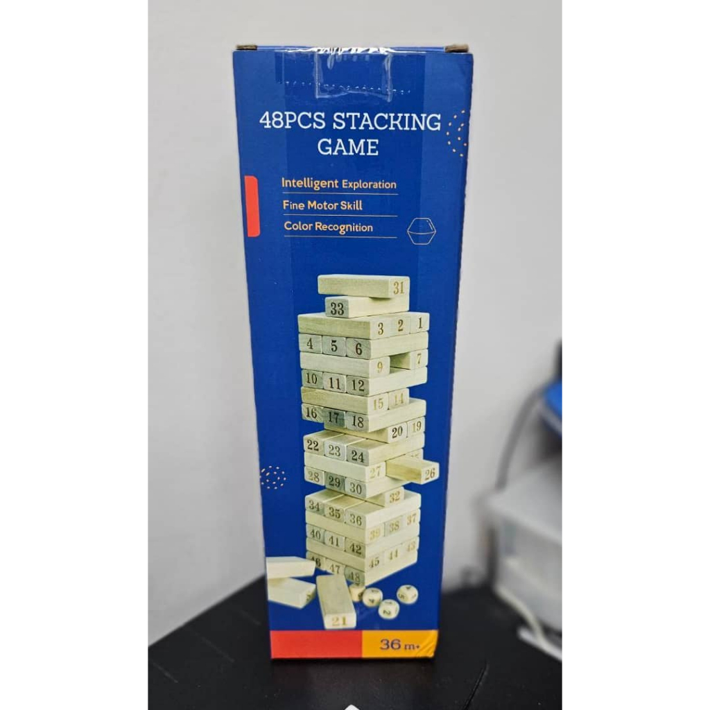 Wooden Tower Stacking Game | Shopee Malaysia